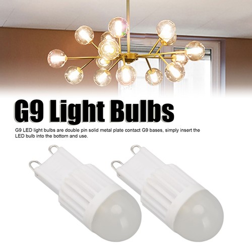 2Pcs G9 LED Light Bulbs Dimmable 180LM 14 Beads Double Pin G9 Base ...