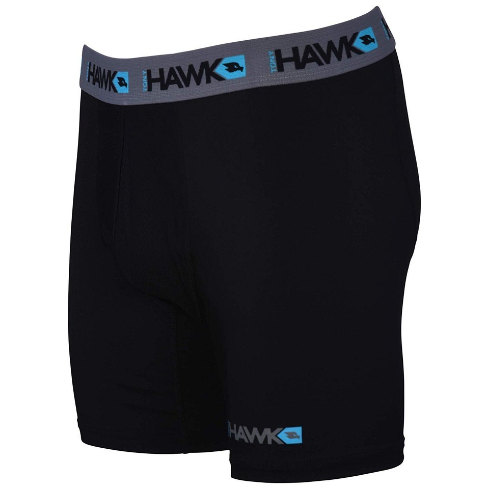 Tony Hawk Mens Performance Underwear 3-Pack Stretch Boxer Briefs Up to ...