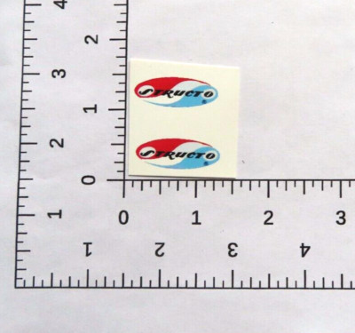 Structo door decal or trailer decal water slide decal set with tracking ...