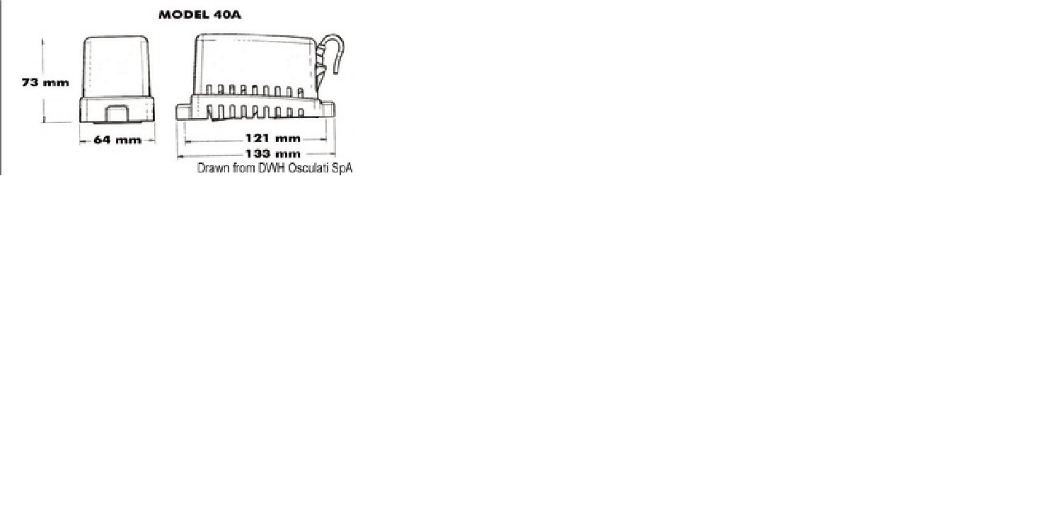 Rule-A-Matic Plus Rule Automatic Bilge Pump Switch Float 40A Ruleamatic ...