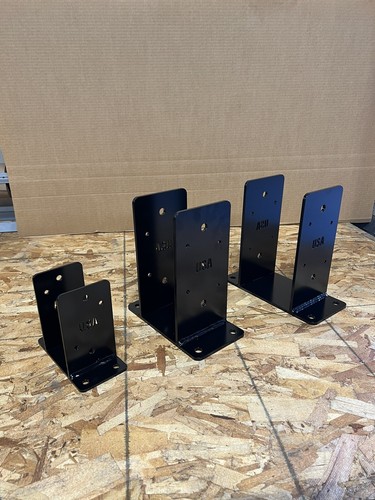 2x6 x3 Column Post Bracket, Pole Barn Bracket, Dry Set | eBay