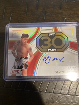 2023 Panini Immaculate UFC Brandon Moreno 30th Anniversary Signature ...