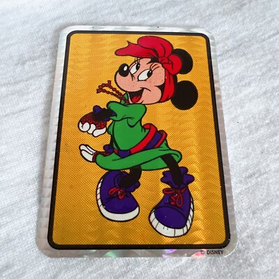 Vintage Minnie Mouse Disney Prism Vending Machine Sticker Card Retro ...