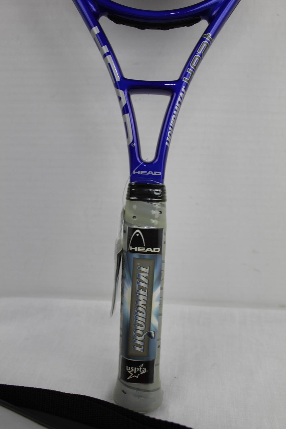 Head Liquidmetal Heat Tennis Racket w/ Cover 4 3/8 in, Strung MP New ...