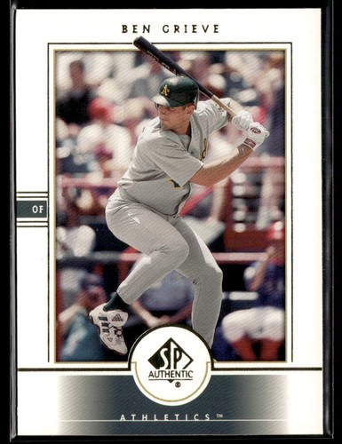 2000 SP Authentic #167 Ben Grieve Baseball Card 1103V | eBay