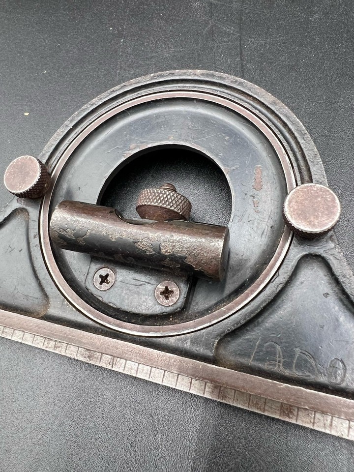VTG Machinist Combination Square Protractor Set Steel Industrial Tool ...