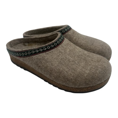 Haflinger Grizzly Franzl Clogs EU 42 Womens 11 Mens 9 Gray Wool Slip On ...