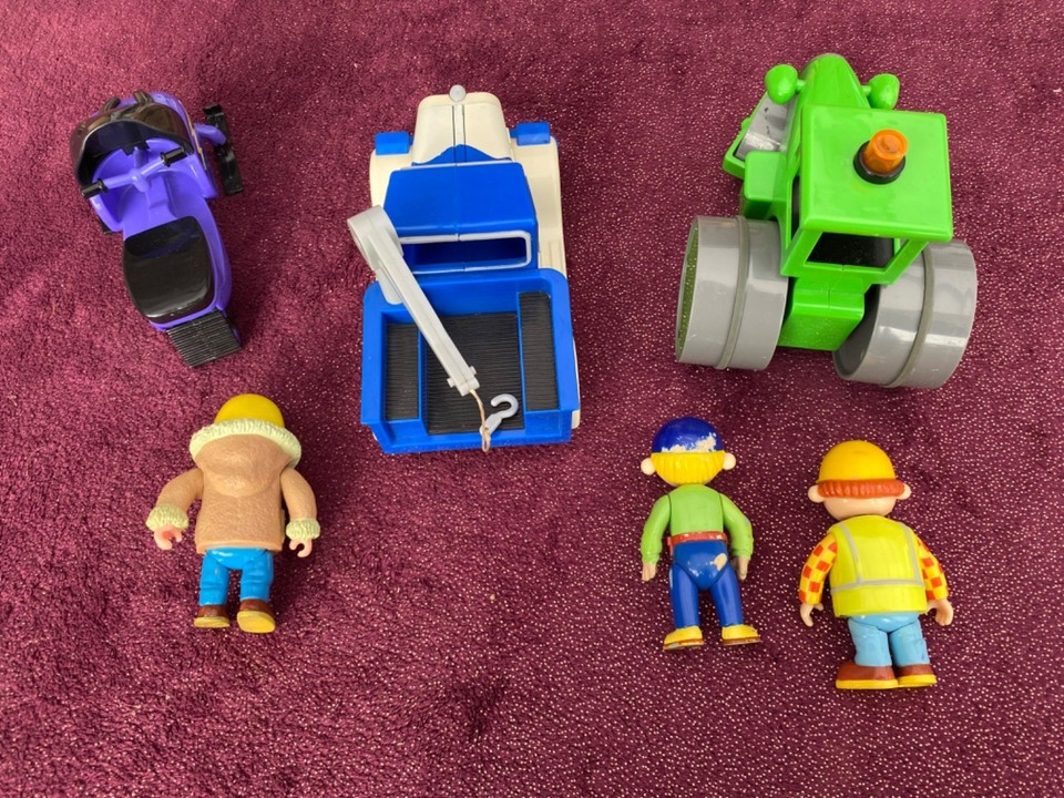 Bob The Builder Toy Bundle Roley, Zoomed and RARE JACKAROO w/characters ...