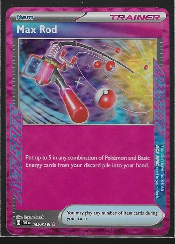 Max Rod 116/131 Sv: Prismatic Evolutions Holo | eBay