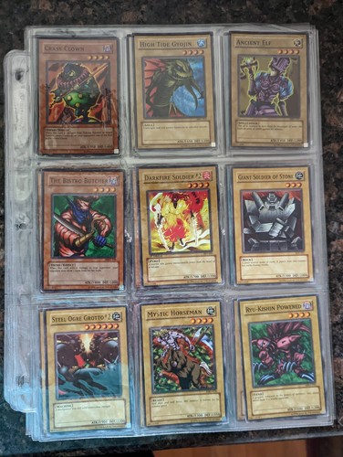 1996 1st gen first Yu-Gi-Oh YUGIOH Trading Card Game Lot of 80 cards L ...