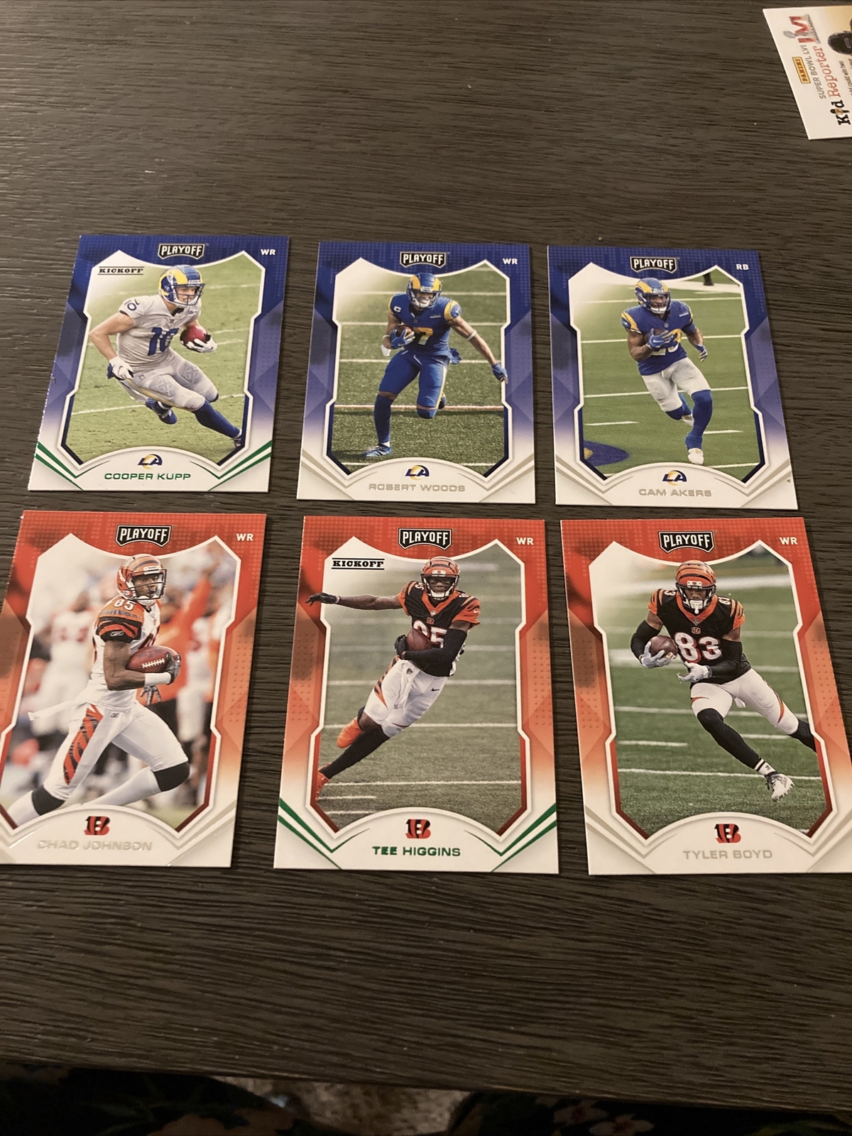 Cooper Kupp,Robert Woods,Cam Akers,Chad Johnson,Tee Higgins,Tyler Boyd ...