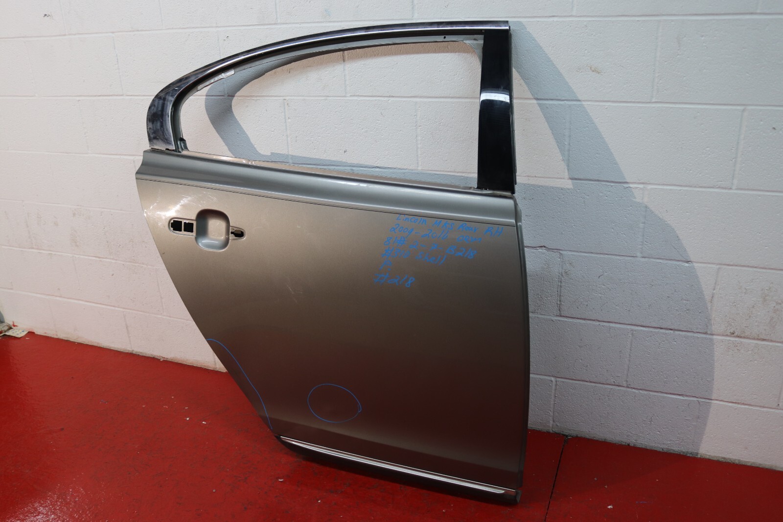2009 2016 LINCOLN MKS RIGHT SIDE REAR DOOR SHELL OEM | eBay