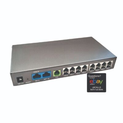 Grandstream GS-HT881 Analog FXO Gateway 8 FXO 1 FXS 3 SIP Profiles | eBay