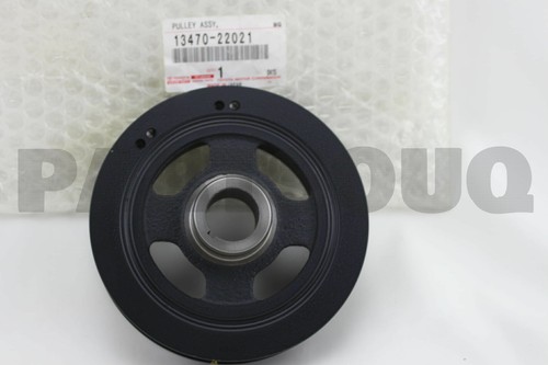 1347022021 Genuine Toyota PULLEY, CRANKSHAFT 13470-22021 | eBay
