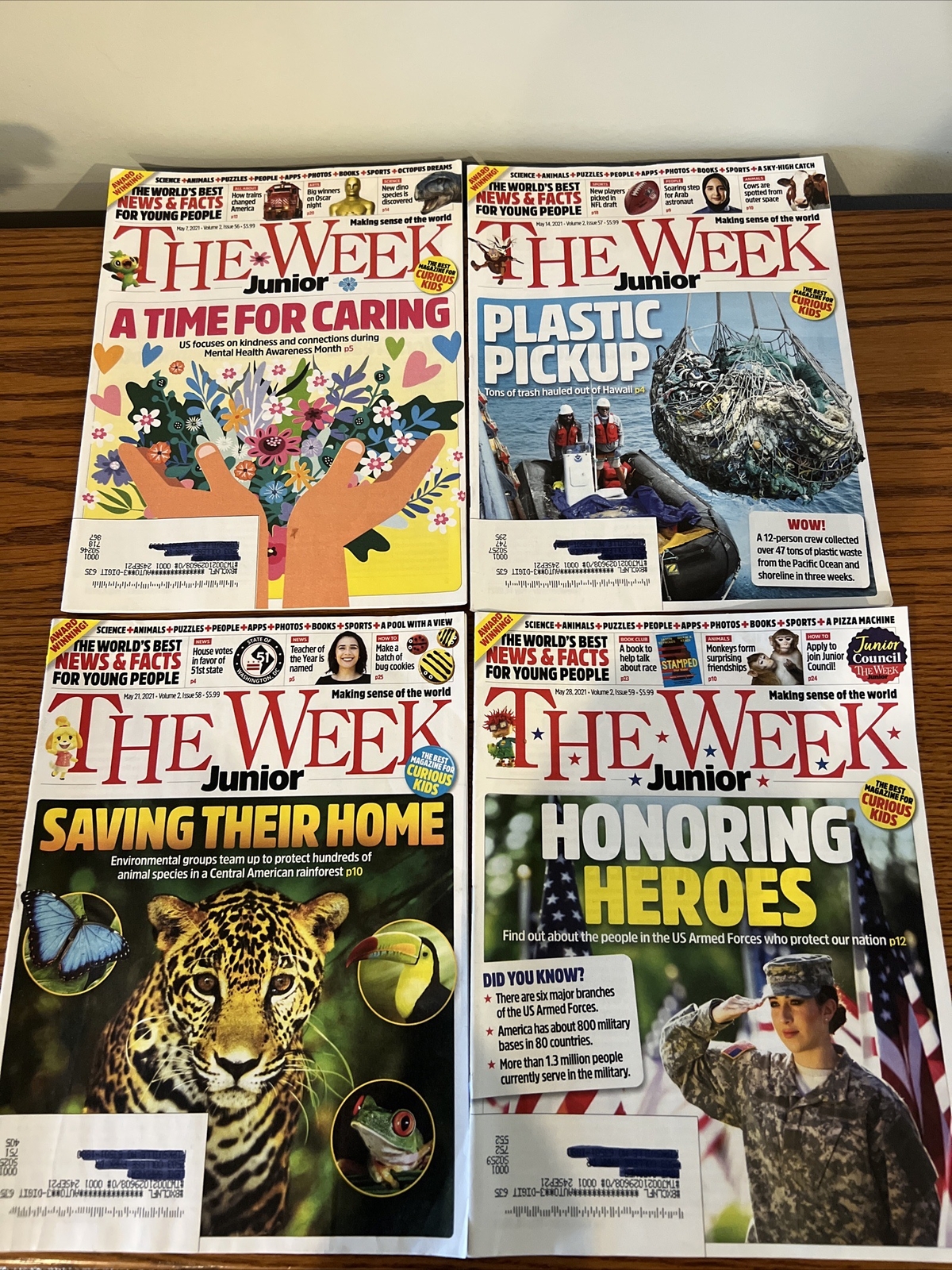 The Week Junior Magazine Full Set Of 4, May 2021 Issues — HTF | eBay