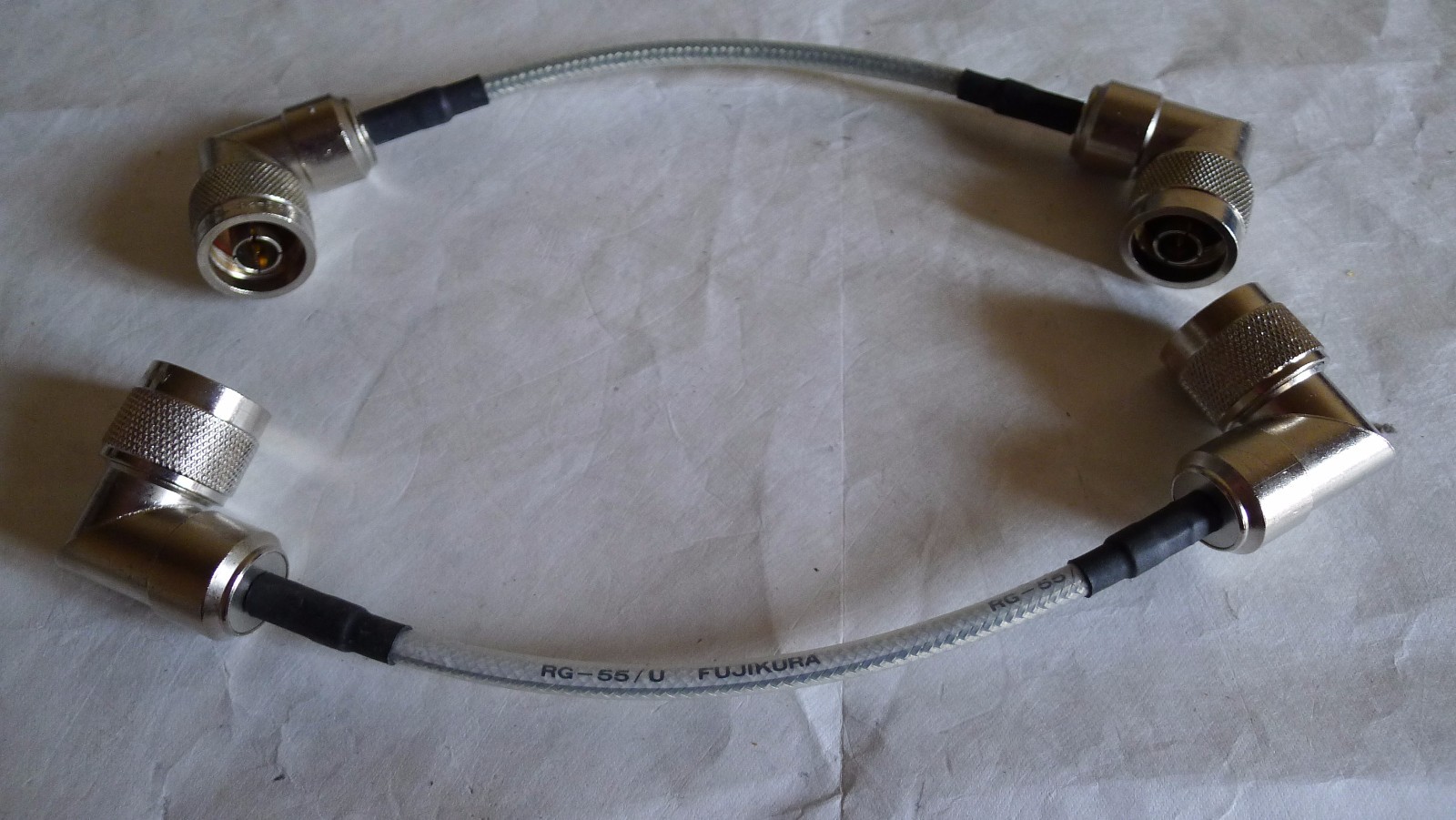 FUJIKURA RG-55/U CABLE, N-type Male to N-type Male 8 inch | eBay