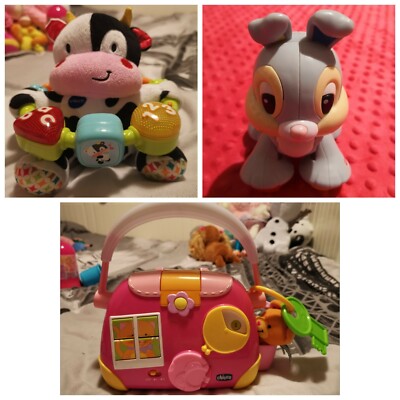 Fisher-Price Thumper Chicco Fun and Music Bag VTech Moosical Cow toy ...