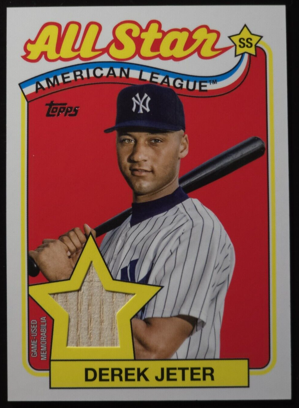 DEREK JETER 2024 Topps Series 2 1989 All-Star Relic Bat SP | eBay