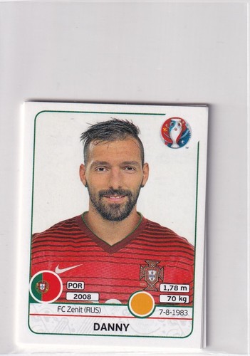 Panini FIFA EM EURO 2016 Adesivo Nr. 592 Danny | eBay