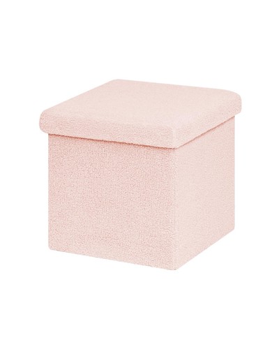 Small Storage Ottoman Cube Sherpa Ottomans Foot Rest Foldable oucle ...