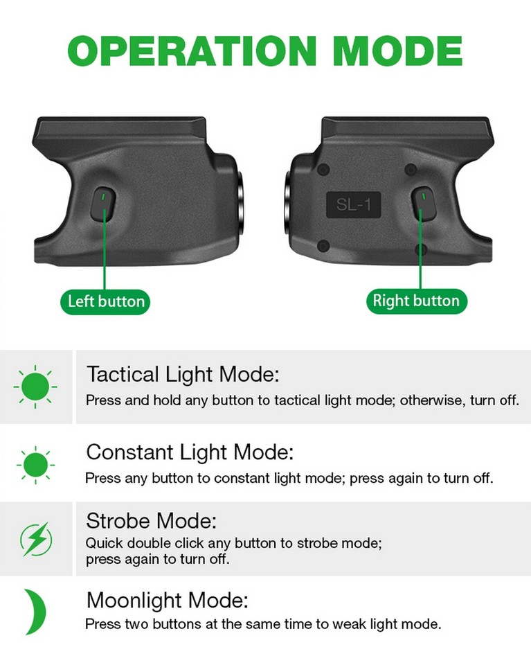 Tactical Scorpion Gear Gun LED FlashLight / Holster Combo Fits: Sig ...