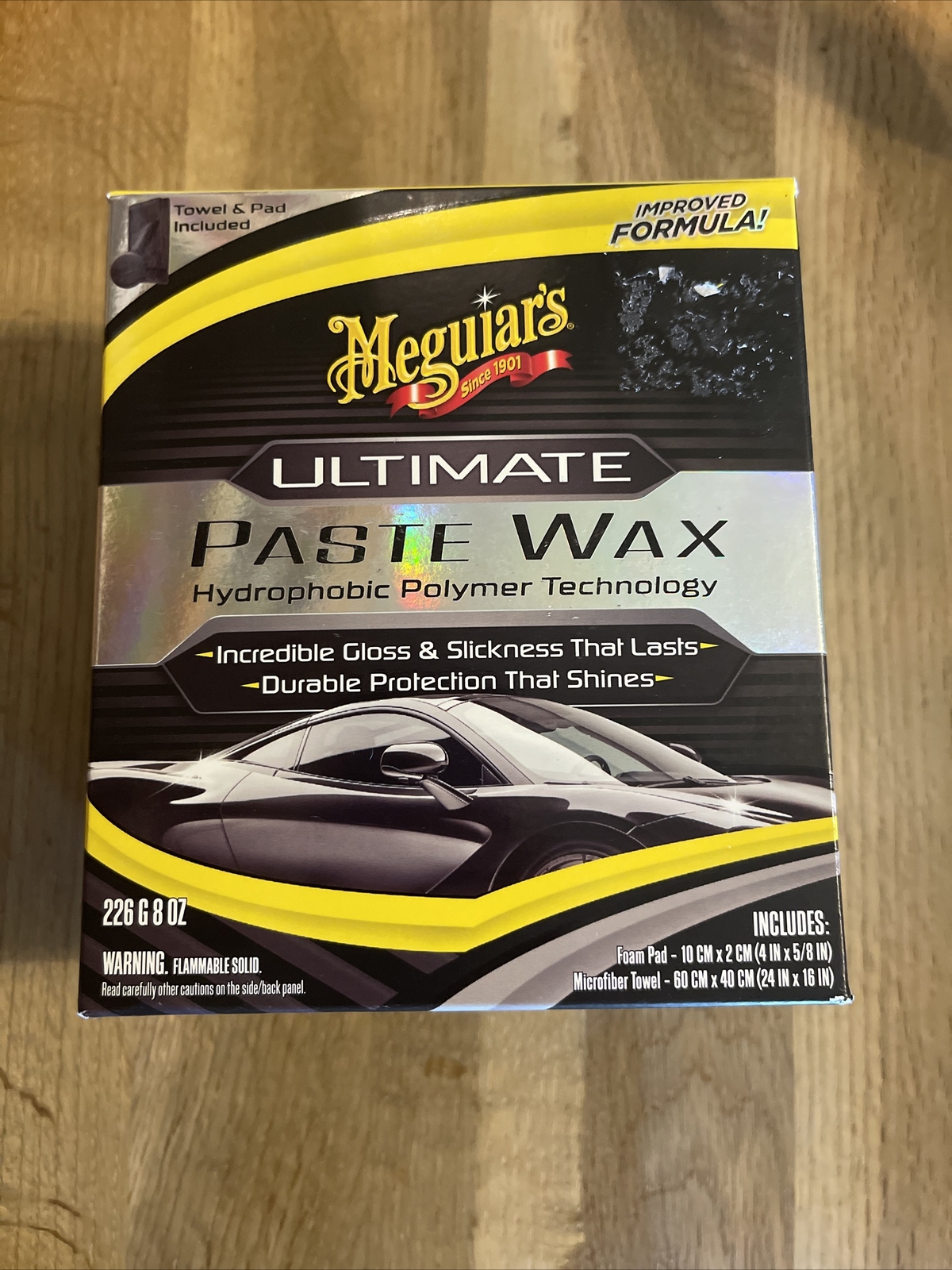 Meguiars G210608 Ultimate Paste Wax Long-Lasting Easy to Use Synthetic ...