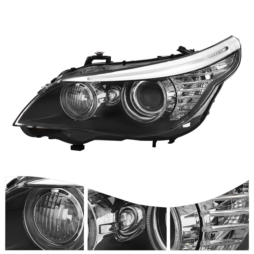 Fits 08-10 BMW E60 E61 528i 535i Xenon/HID Projector Headlights w/AFS ...