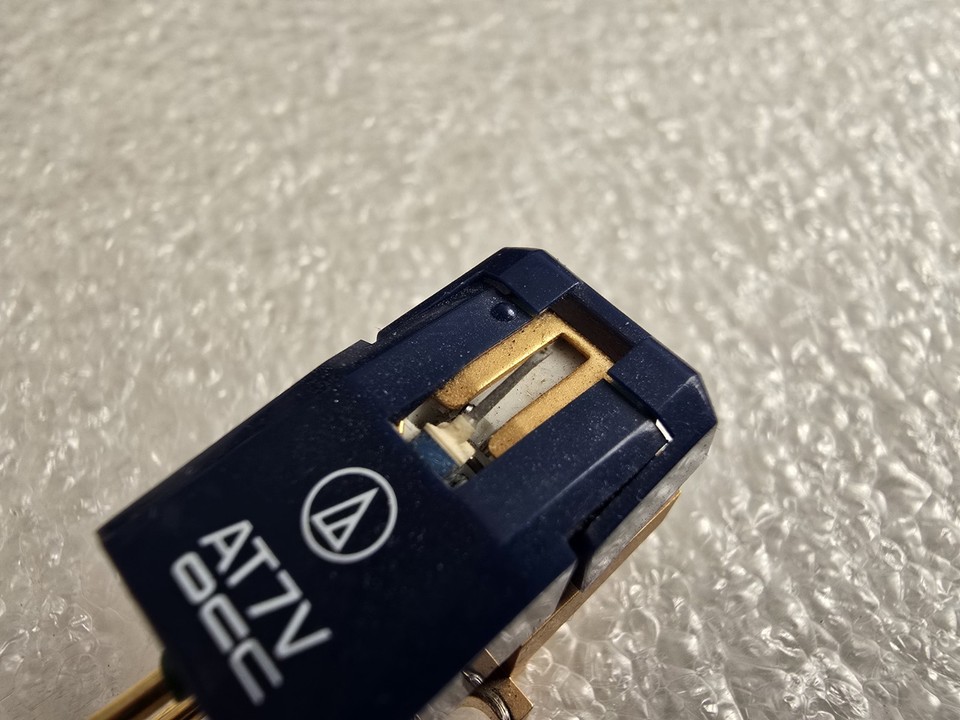Audio Technica AT7V Cartridge. Original Diamond Stylus . Tested & Works ...