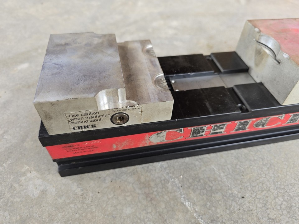 CHICK QL4 Vise With TOMBSTONE *CAN SPLIT* | eBay