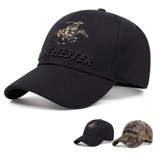 Winchester Hat Cotton High-quality Men's Baseball Cap Outdoor Hat Sun ...