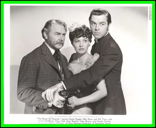 ELLEN DREW, CHARLES RUGGLES & PHILLIP TERRY in "The Parson of Panamint ...