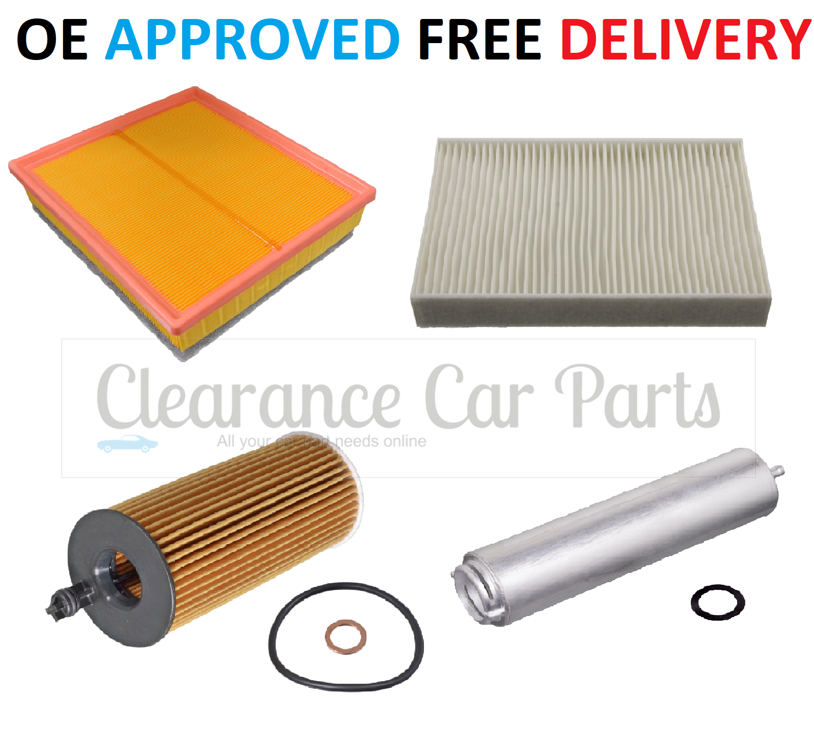 FOR BMW 4 SERIES F32 F33 418D 420 425D DIESEL SERVICE KIT OIL AIR FUEL ...
