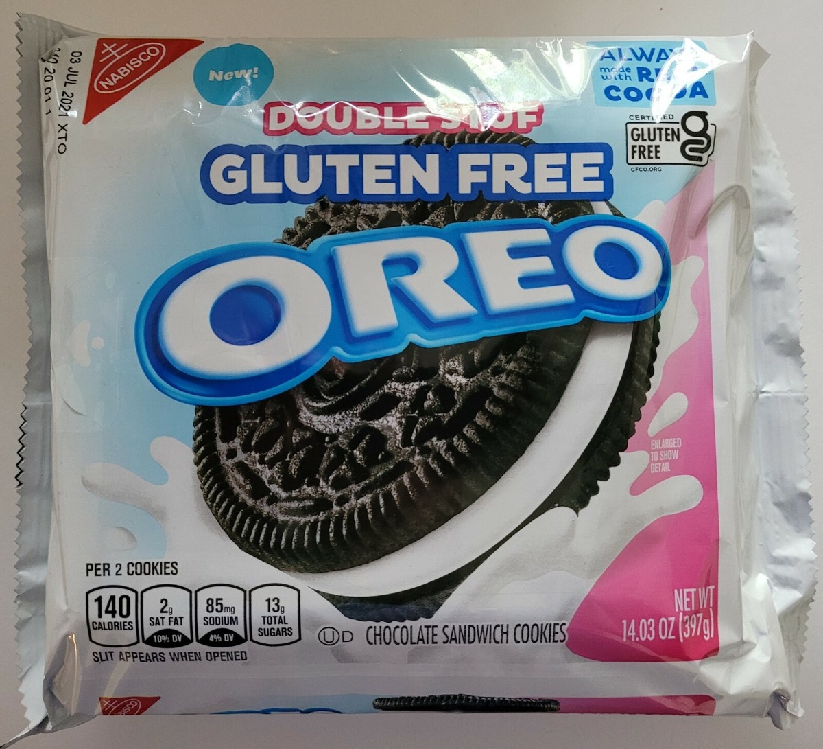 Oreo Double Stuf Gluten Free Chocolate Sandwich Cookies Amazon: OREO