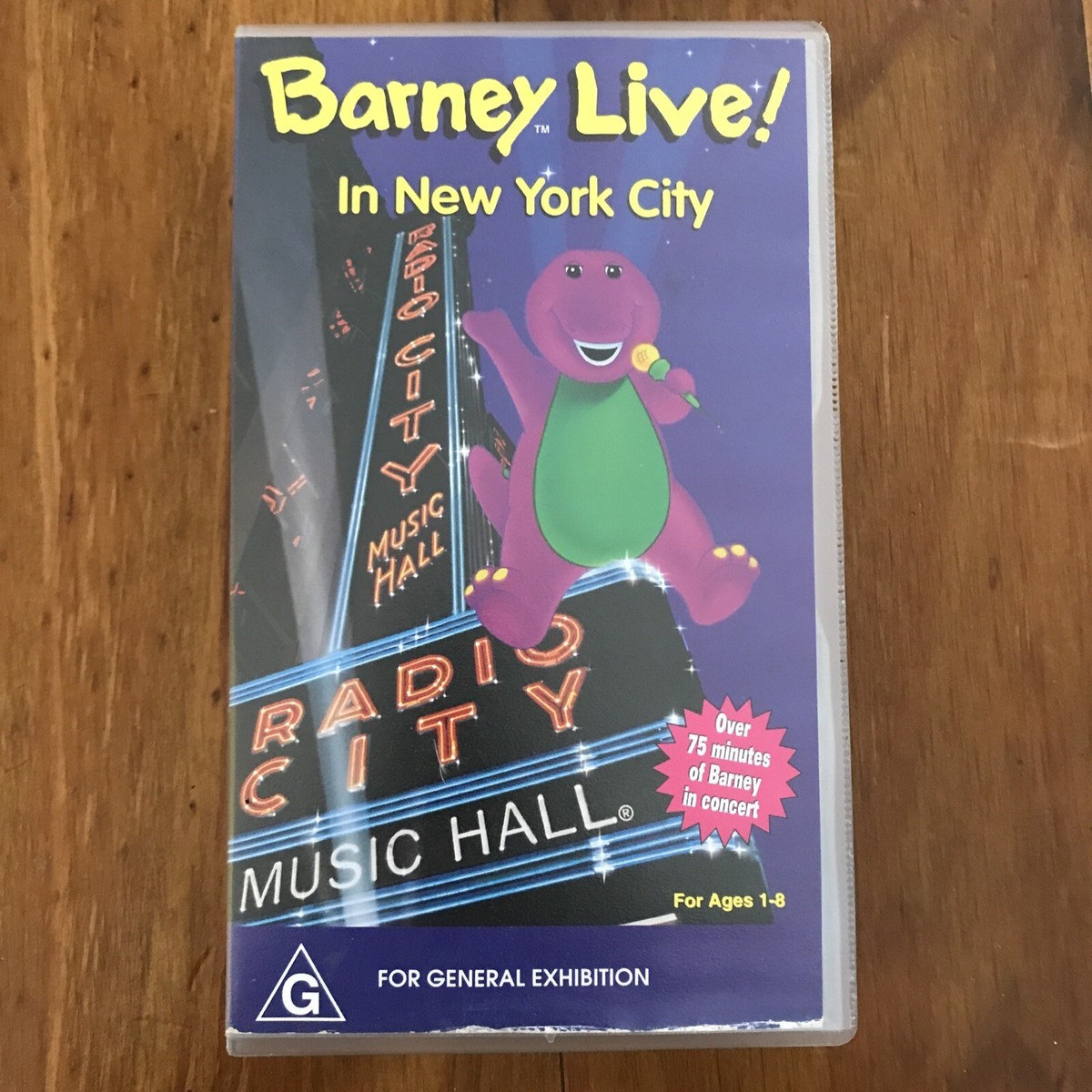 Radio City Barney Vhs Cover