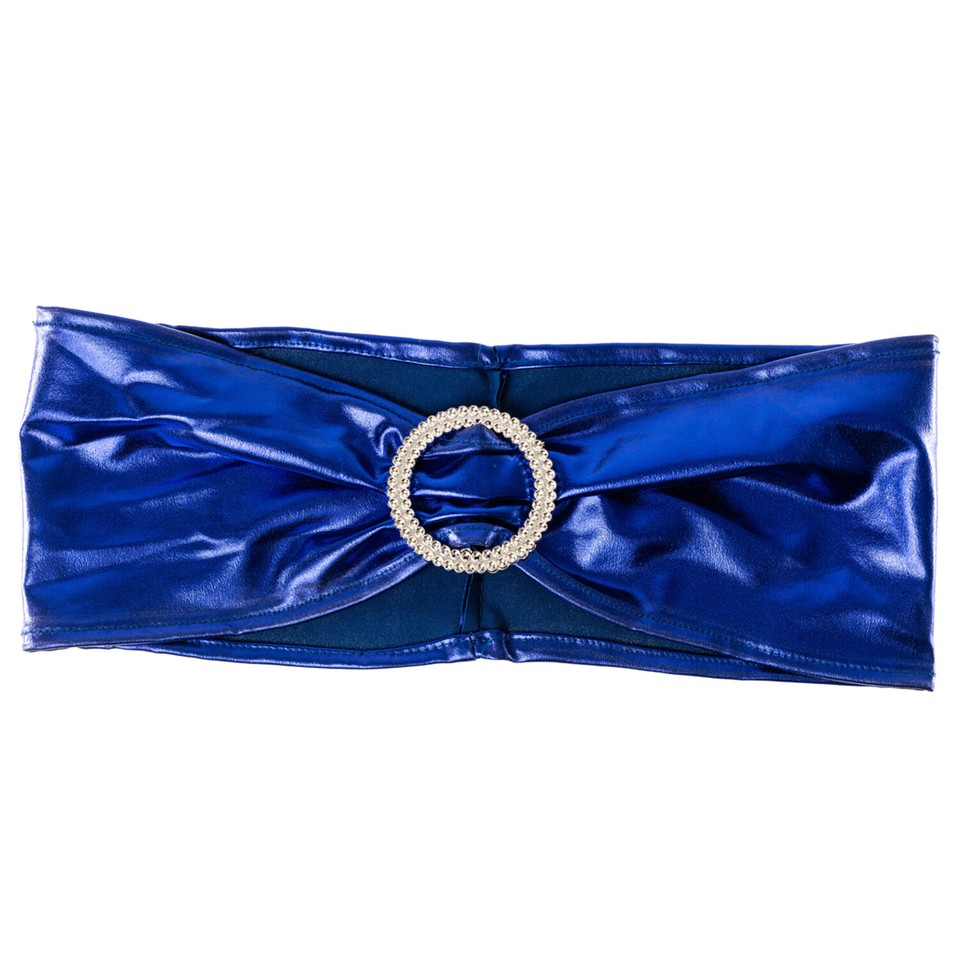 Spandex Chair Band with Buckle Stretch Chair Cover Band Wedding Decor ...