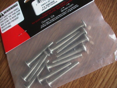FENDER CHASSIS MOUNTING SCREWS (12PCS) 10-32 X 1-1/2" PHILIPS HEAD 003 ...