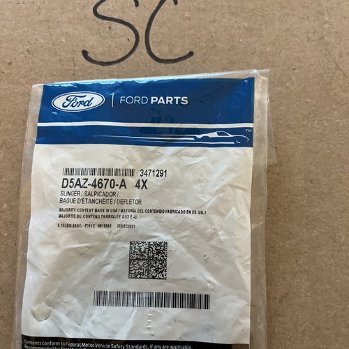 Genuine Ford Rear Differential Oil Slinger Washers- QTY 4- OEM D5AZ ...