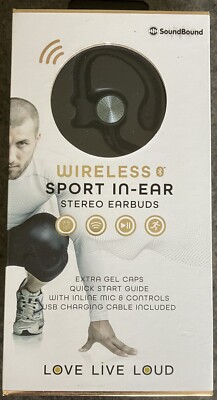 SoundBound Wireless Sport In-Ear Stereo Earbuds | eBay
