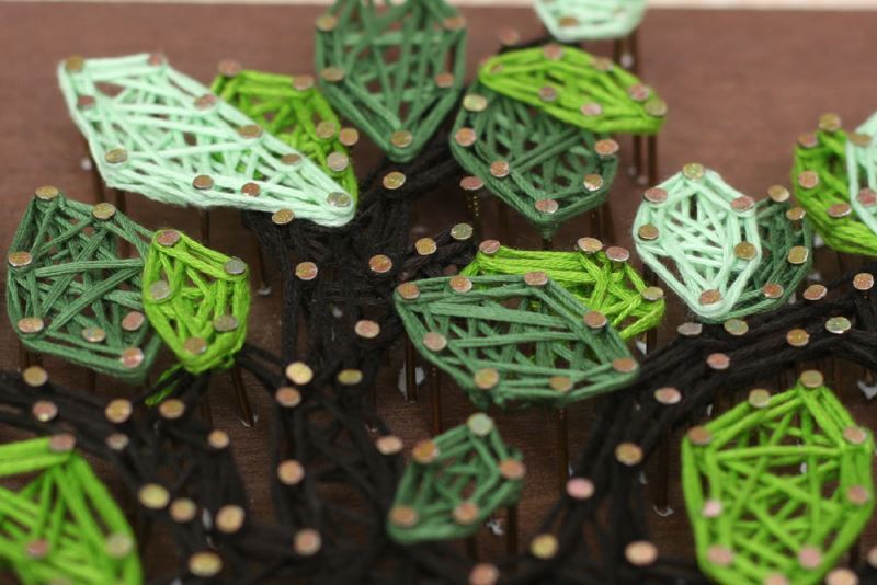 String art kit Tree DIY craft kits wooden board String art pattern | eBay