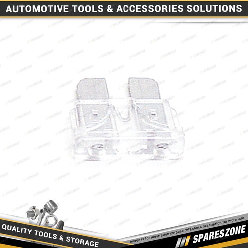 10 Pcs of Charge 25 Amp Clear Blade Fuse Transparent - Car Truck Auto ...