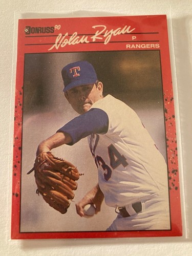 1990 donruss baseball nolan ryan #166 error card | eBay