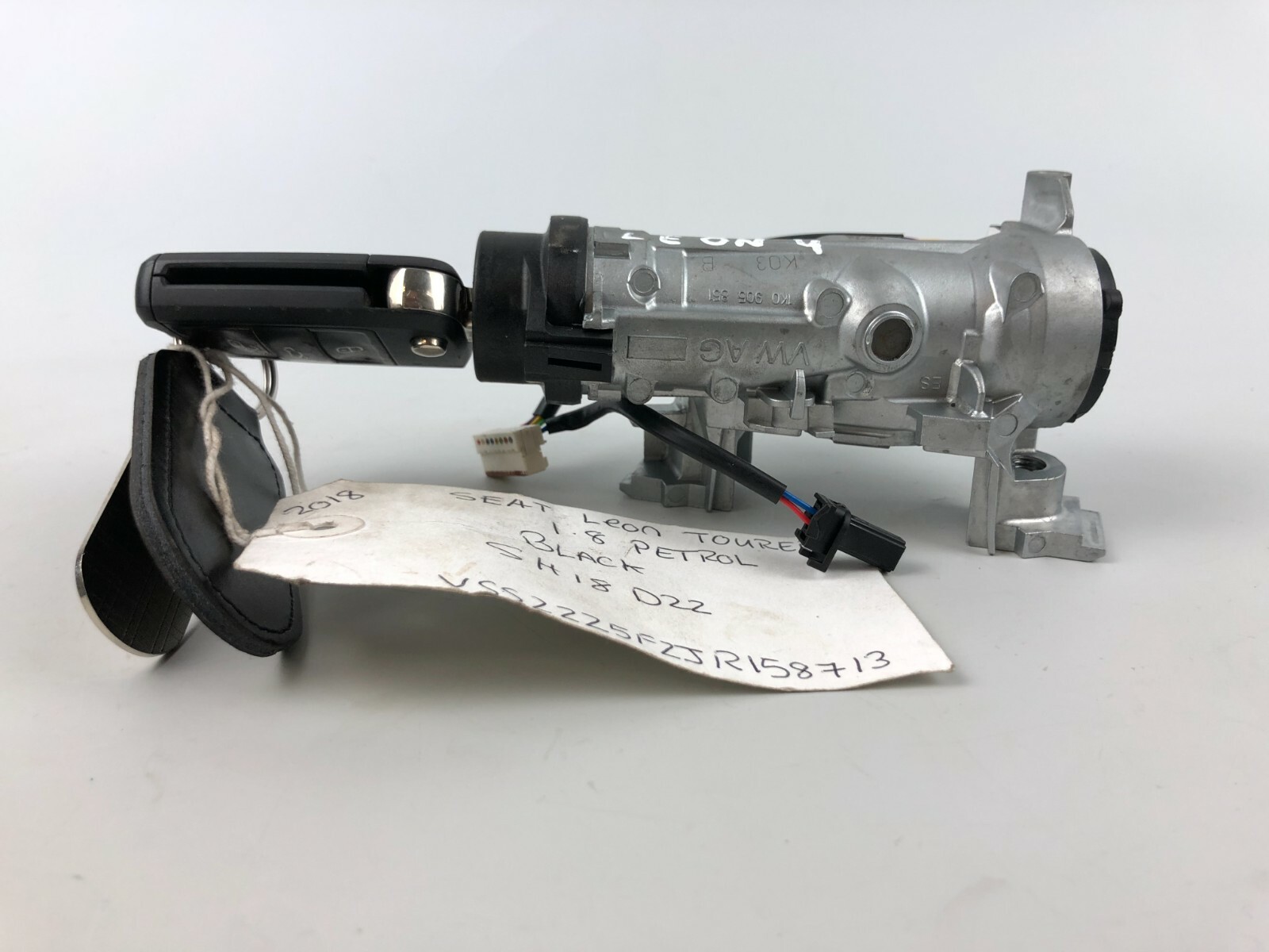 Seat Leon 5F FR ECU Engine Ignition Set Computer Module Barell W/Key ...