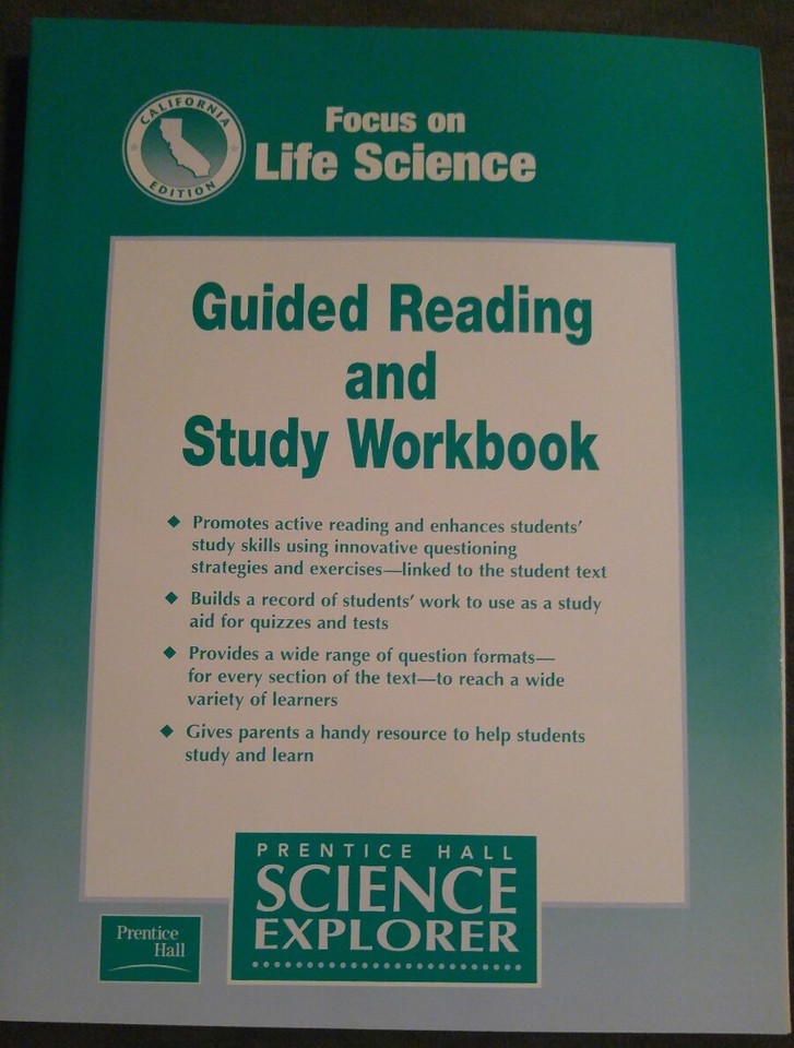 Prentice Hall LIFE Science 7th Grade 7 CD ROM & WORKBOOK HOMESCHOOL ...