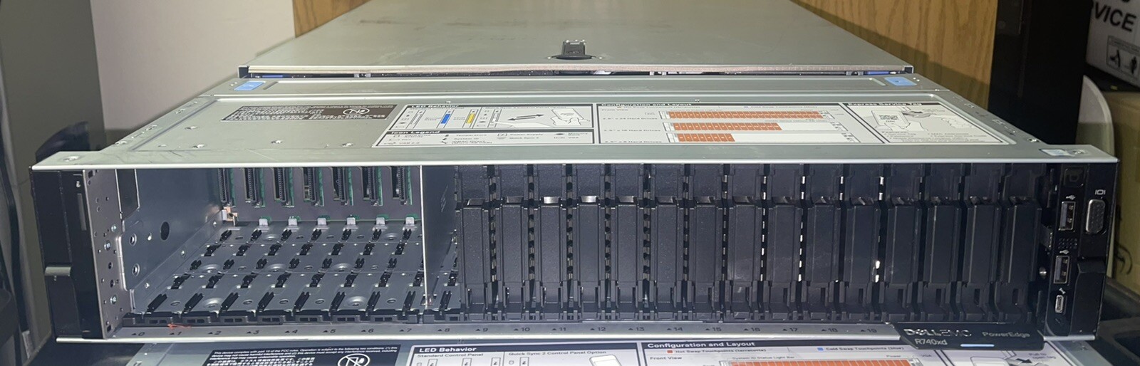 Dell PowerEdge R740XD 2X INTEL GOLD 5115 2.40GHZ NO RAM/NO HDD BAREBONE ...