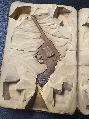 Vintage Lost Wax Casting Rubber Jewelry Mold Revolver Pistol Gun ...