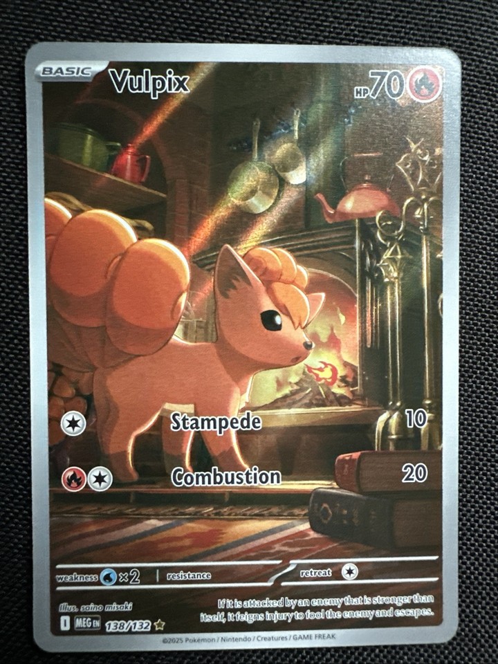 Vulpix 138/132 Me01: Mega Evolution Holo | eBay
