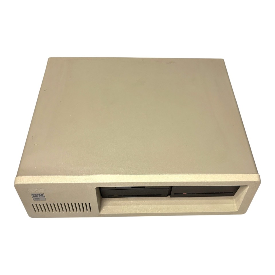 Vintage IBM 5160 XT Computer + 5151 Monitor Tested Works Boots To BASIC ...