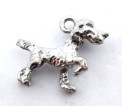 Vintage Sterling Silver dog Charm | eBay