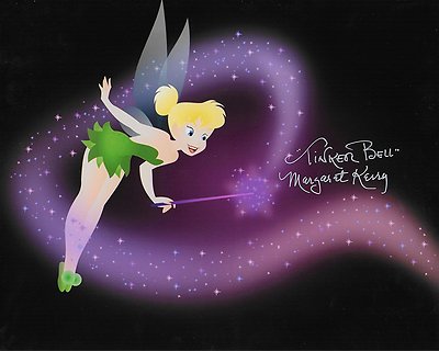 Tinkerbell Autograph NEW Walt Disney World Authentic Tinker Bell