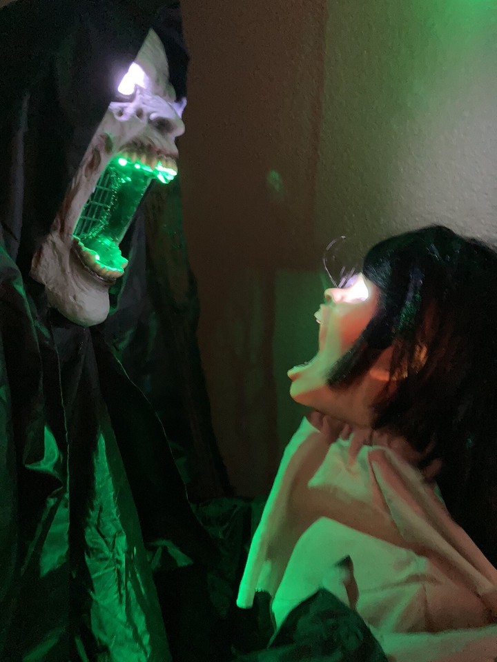 Spirit Halloween 6.2 Ft Tall Harvester of Souls Animatronic Scary Prop ...